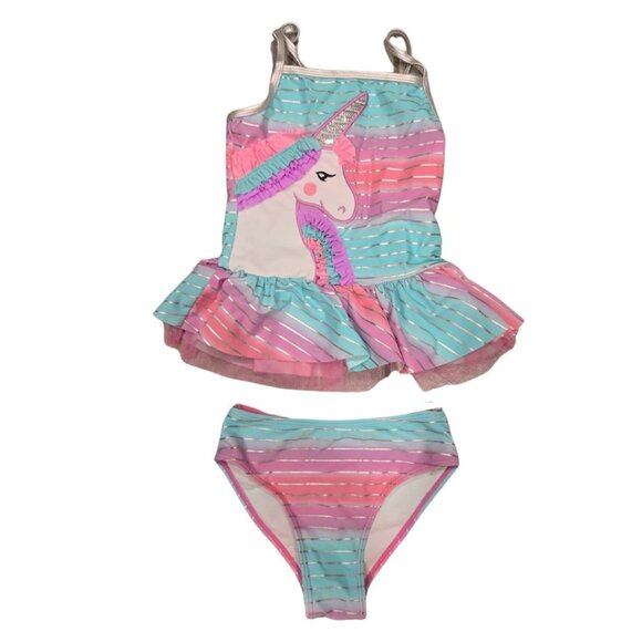 Flapdoodles | Swim | Flapdoodles Girls Tankini 2 Piece Swimsuit Size 7 ...